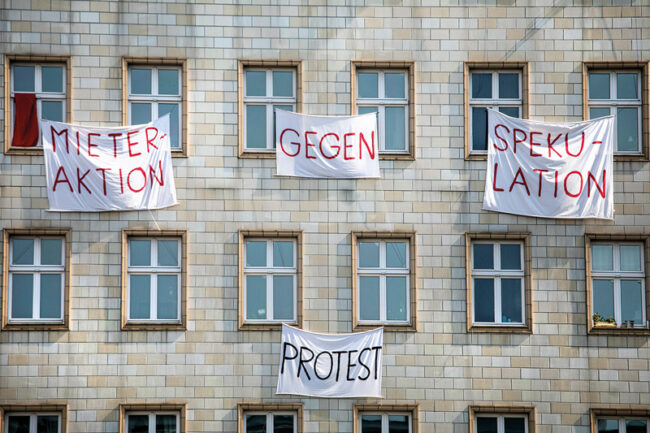 Karl-Marx-Allee und Weberwiese